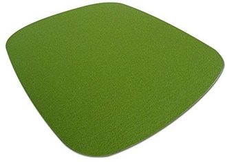 Hey Sign Eames Plastic Armchair Sitzauflage, Schurwolle, Maigr&uuml;n 30AR, 37x35x0,5 cm