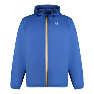 K-Way Claude Kapuzenjacke aus Nylon - - Jackets - Herren - Blau - 3XL