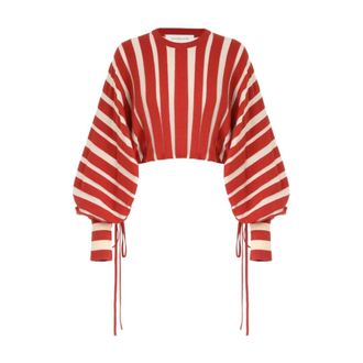 Zimmermann Femme, Pulls, Rouge, Taille: 40 FR Rebellion Drawn Sweater