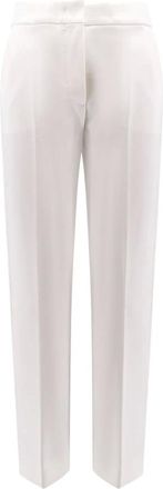 Max Mara Femme, Pantalons, Blanc, Taille: 44 FR Pegno Viscose Blend Pantalons