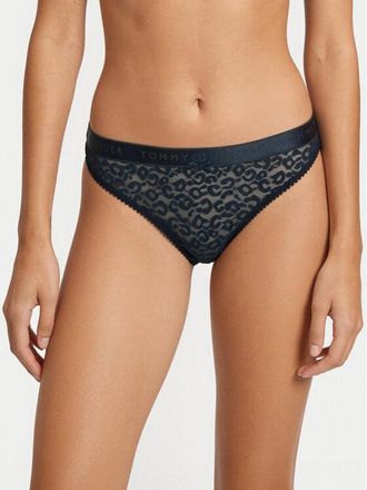 Tommy Hilfiger Klassischer Damenslip UW0UW06655 Dunkelblau
