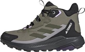 adidas Adidas Femme Terrex Anylander Mid Rain.RDY Hiking Shoes, Olive Strata/Night Cargo/Core Black, 40 2/3 EU