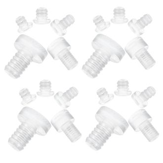 Artibetter Ipetboom 75 St&uuml;ck Teiliges Transparente M&ouml;bel Puffer aus Weichem Silikon f&uuml;r Glasplatten Sto&szlig;d&auml;mpfende Einlagepads f&uuml;r Schrank Tischkanten Ger&auml;uschd&auml;m