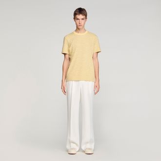 Sandro T-shirt &agrave; rayures
