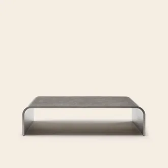 Madura Table Basse Talika Canon de fusil - GRIS