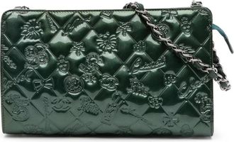 Chanel Sac bandouli&egrave;re matelass&eacute; doccasion - Femme - Pre-owned - Vert - Taille: ONE Size