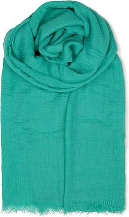 Malito more than fashion Malito - S604 - &Eacute;charpe tendance pour femme - En viscose - L&eacute;g&egrave;re - Couleur unie - Douce et respirante, bleu sarcelle, 180 x 90