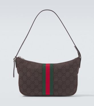 Gucci Sac &agrave; bandouli&egrave;re Lunetta Small en toile GG