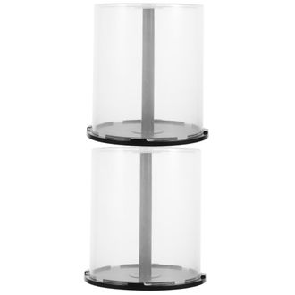 DOITOOL 2 St&uuml;ck Leerer Cd Aufbewahrungsbeh&auml;lter aus Robustem PP Material Praktischer Cd Organizer mit Polierter Oberfl&auml;che Sicherer DVD Aufbewahrungseimer f&uuml;r