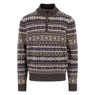 Fynch-Hatton Truien 1510365 - - Knitwear - Herren - Braun - XL