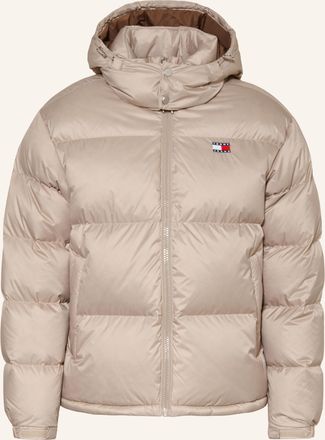 Tommy Jeans Daunenjacke Alaska Mit Abnehmbarer Kapuze grau