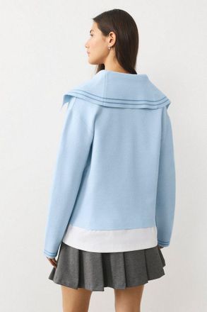 Next Cardigan Strickjacke mit Matrosenkragen (1-tlg)