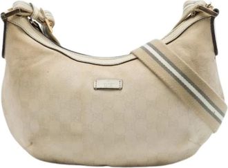 Gucci Pre-owned Toile sacs-gucci - Femme - Pre-owned - Beige - Taille: ONE Size