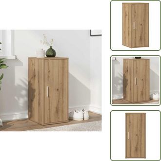 vidaXL The Living Store - vidaXL Schuhschrank Artisan-Eiche 32x35x70 cm Holzwerkstoff