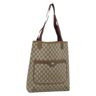 Gucci Pre-owned Vintage GG Canvas Tote - Femme - Pre-owned - Beige - Taille: ONE Size