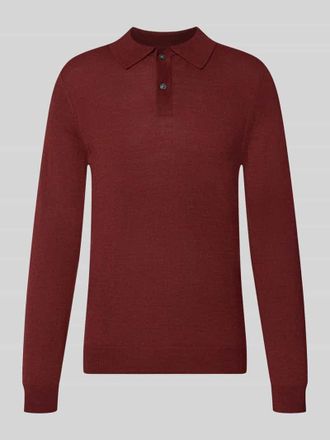 Christian Berg Regular Fit Poloshirt aus Woll-Mix