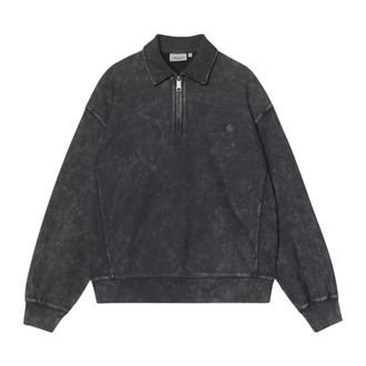 Carhartt Work in Progress Homme, Sweatshirts et sweats &agrave; capuche, Noir, Taille: M SweaT-shirt Polo Lambert