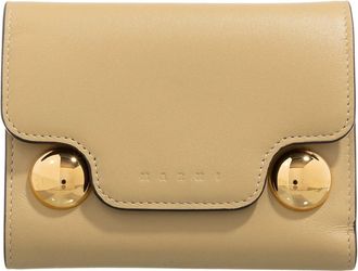 Marni Portemonnaie - Trifold - Gr. unisize - in Beige - für Damen