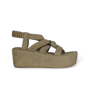 Cortana Moosgr&uuml;ne Plateau-Sandale - - Shoes - Damen - Gr&uuml;n - 39 EU