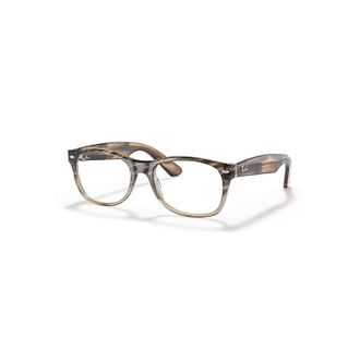 Ray-Ban New Wayfarer Optics Havana Fassung Klar Glas 54-18