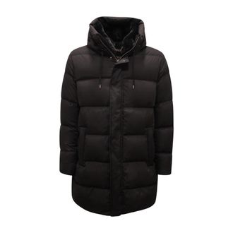 Herno Arendelle Daunen-Halbmantel - - Jackets - Herren - Schwarzk - XL