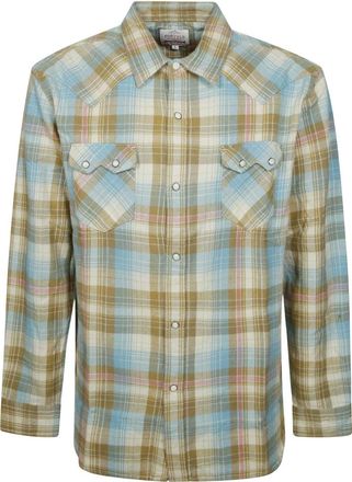 Fortela Josh Texan Flannel Shirt - - Shirts - Herren - Mehrfarbig - XL