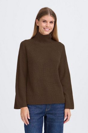 Oxmo Strickpullover OXNelly Modischer Rollkragenpullover