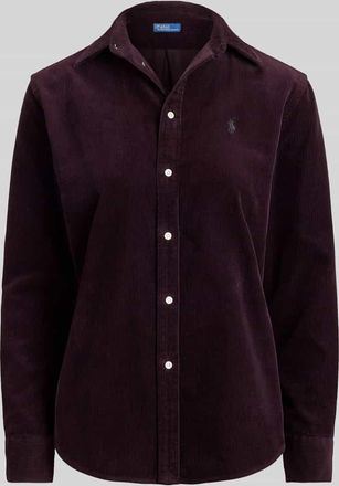 Polo Ralph Lauren Regular Fit Hemdbluse aus reiner Baumwolle