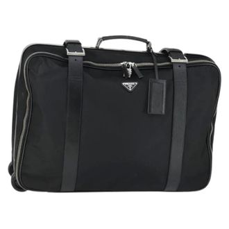 Prada Pre-owned Cuir sacs-prada - unisex - Pre-owned - Noir - Taille: ONE Size