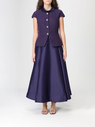 Self Portrait Kleid SELF-PORTRAIT Damen Farbe Blau