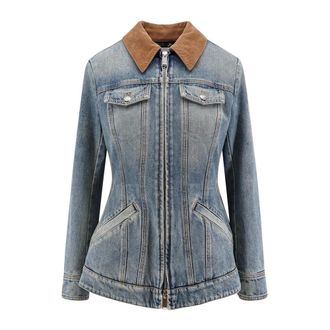 Alexander McQueen Damen, Jacken, Blau, 2XSGr&ouml;&szlig;e