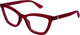 Gucci Gg1686O Optisches Gestell - - Accessories - unisex - Rot - 54 MM