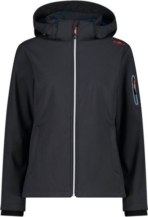 F.lli Campagnolo Softshelljacke WOMAN JACKET ZIP HOOD (1-St) W&auml;rmend & wind- & wasserabweisend, &Uuml;bergangsjacke