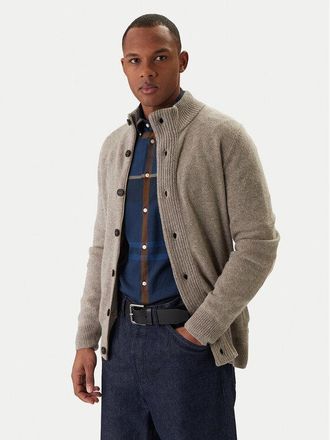 Barbour Strickjacke Patch Zip Thru MKN0731ST16 Beige Regular Fit