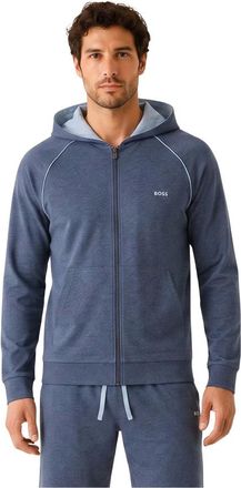 HUGO BOSS Homme, Sweatshirts et sweats &agrave; capuche, Bleu, Taille: L SweaT-shirt z zipp&eacute; &agrave; capuche