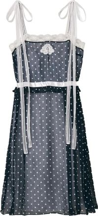 Marc Jacobs Femme, Robes, Bleu, Taille: 36 FR Ribbon Strap Chiffon Dress