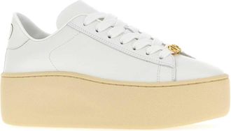 Valentino Garavani Leather Platform Sneaker - White