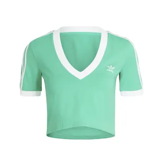 adidas Cropped Tee T-Shirt Damen, Hi-Res Green, 38