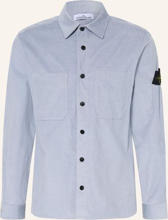 Stone Island Cord-Overjacket blau