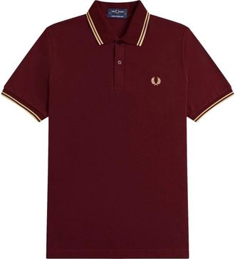 Fred Perry Homme, Tops, Rouge, Taille: 2XS M12 Polo