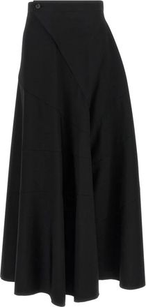Junya Watanabe Asymmetrische Hosen mit Eins&auml;tzen - - Skirts - Damen - Schwarzk - M