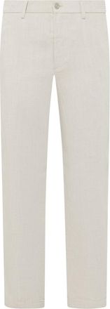 Mac Jeans Chino Dean aus einem Leinen-Lyocell-Mix, Tapered Fit in