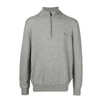 Polo Ralph Lauren Homme, Pulls, Gris, Taille: M Pull à col roulé élégant en tricot