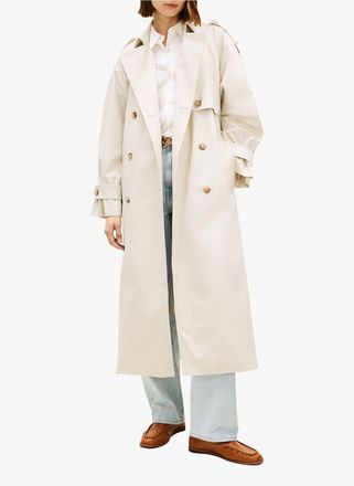 Tommy Hilfiger Trench long ceintur&eacute; en coton