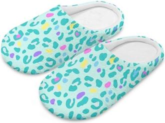 Coloranimal Pantoufles de spa pour maison dh&ocirc;tes, chaussures de chambre &agrave; coucher, chaussures pour femmes et hommes, pantoufles &agrave; bout ferm&eacute;, pantoufles l&eacute;g&egrave;res e