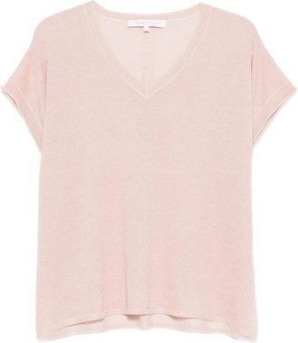 Absolut Cashmere Femme, Pulls, Rose, Taille: 40 FR T-shirt Miranda &agrave; col en V