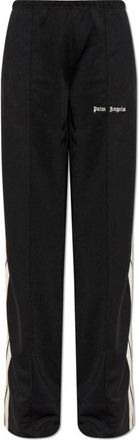 Palm Angels Femme, Pantalons, Noir, Taille: 42 FR Pantalon de surv&ecirc;tement ample Classic Logo