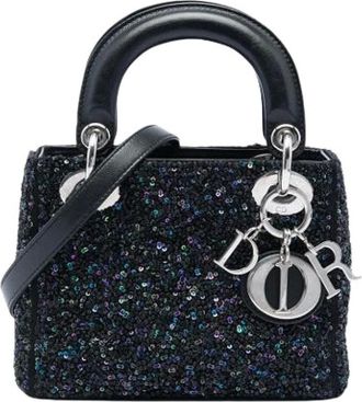Dior Sac &agrave; main Lady Pre-owned - Femme - Pre-owned - Noir - Taille: ONE Size