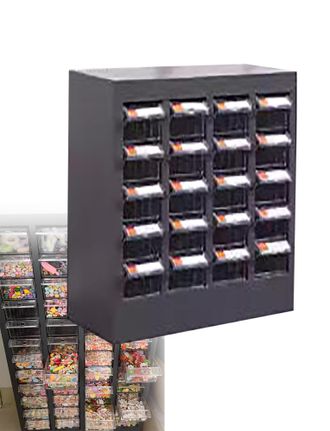 Generic Aufbewahrungsschrank, Kleinteile-Organizer for Werkstatt, Garage, Werkzeugraum, elektronische Komponenten und Hardware-Werkzeugschrank mit sicheren Sc