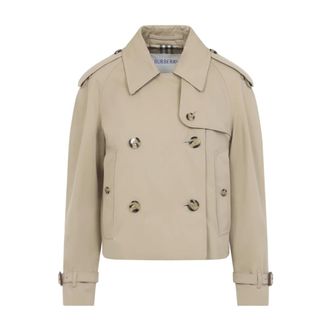 Burberry Femme, Manteaux, Beige, Taille: 32 FR Haltye Short Trench